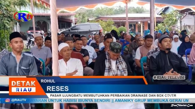 PASAR UJUNGBATU MEMBUTUHKAN PERBAIKAN DRAINASE DAN BOX COVER