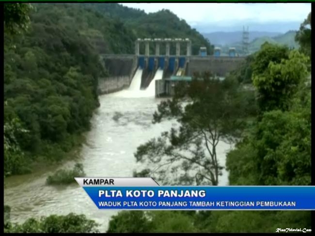 Waduk PLTA Koto Panjang Tambah Ketinggian Pembukaan