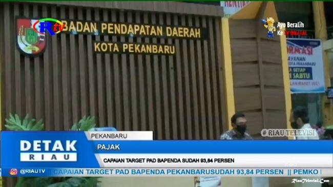 CAPAIAN TARGET PAD BAPENDA SUDAH 93,84 PERSEN
