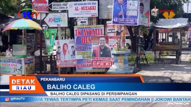 BALIHO CALEG DIPASANG DIPERSIMPANGAN